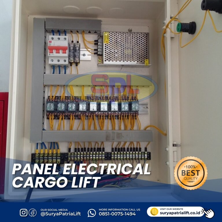 Panel Electrical Cargo Lift - Surya Patria Lift Specialist Hoist, Crane ...